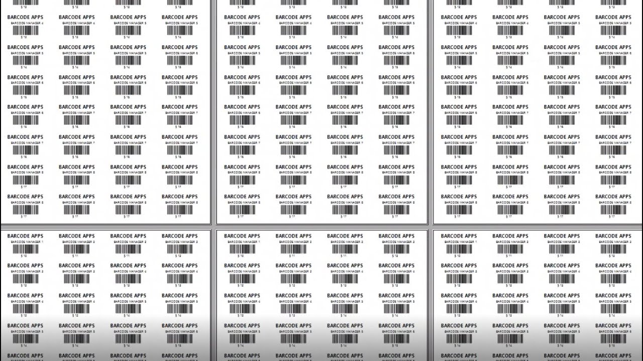 Bulk Print Using Barcode Manager - Source Code - YouTube