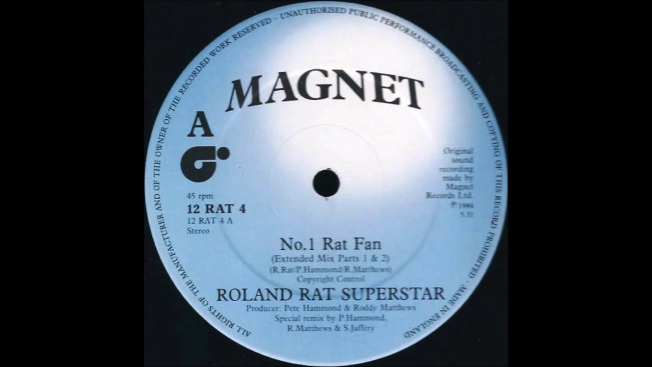 Roland Rat Superstar ‎– No 1 Rat Fan Extended Mix Parts 1 & 2 - YouTube