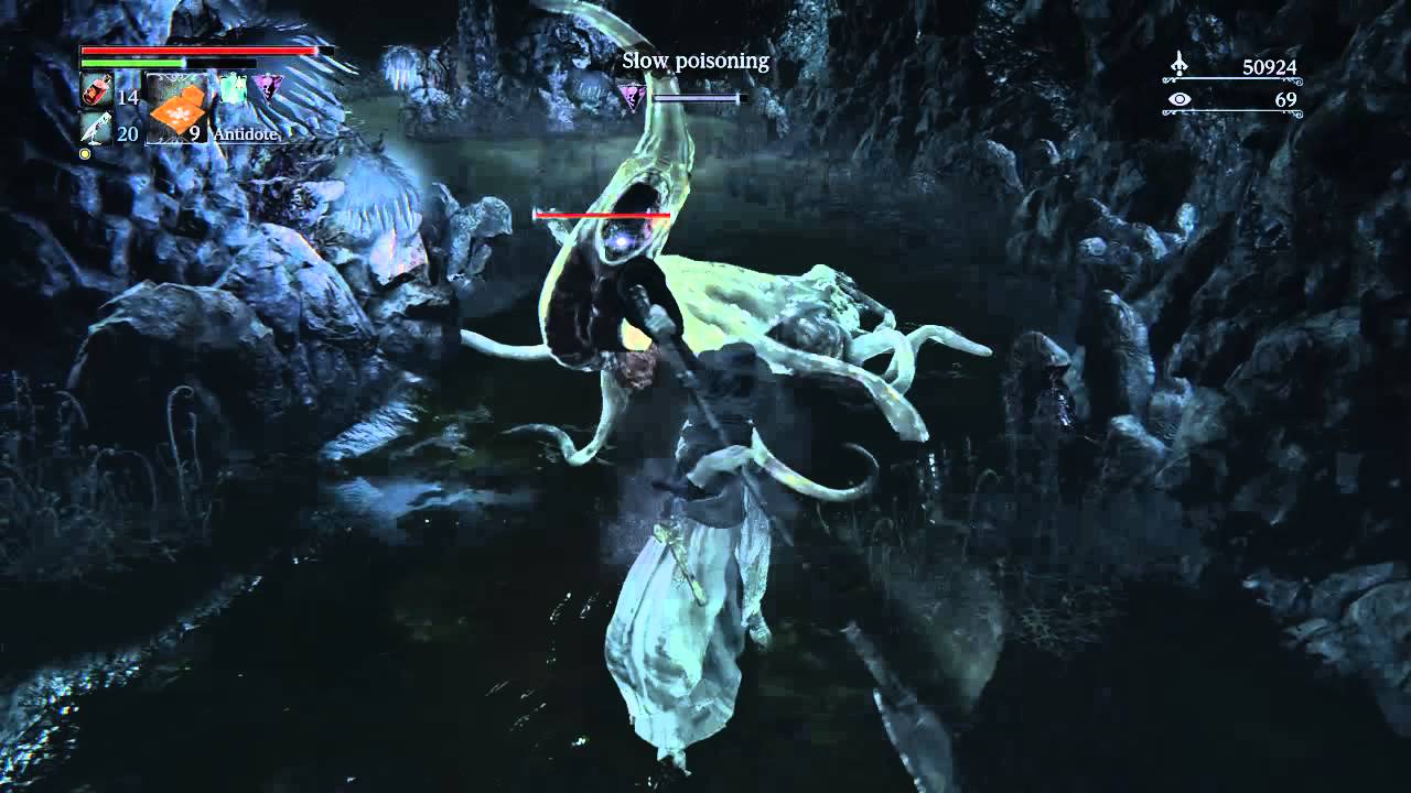 Bloodborne - How to get the Great Deep Sea rune - YouTube