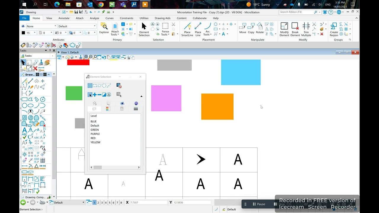 Microstation Connect Edition How To Turn Off Grid Youtube