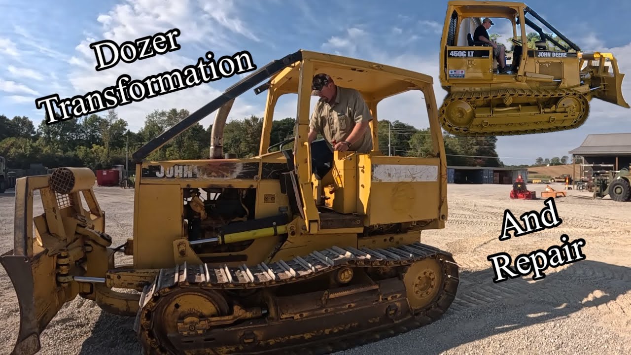 Sometimes you win sometimes you loose! John Deere 450G dozer has issues ...