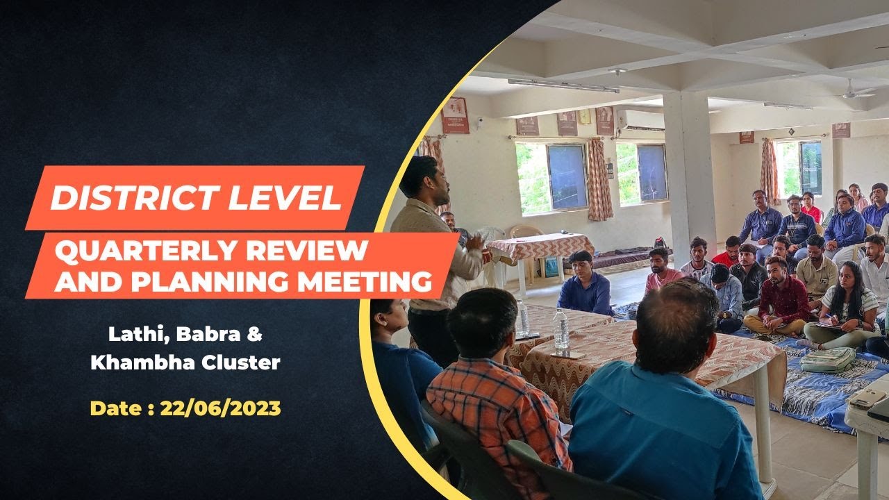 District Level Quarterly Review and Planning Meeting II - YouTube