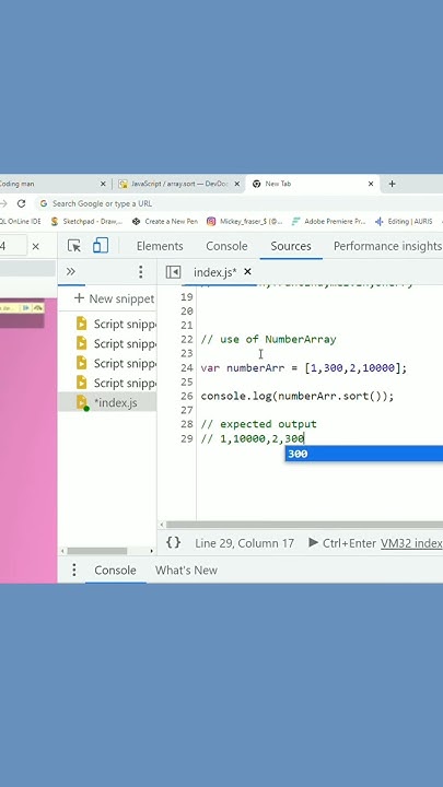 Javascript Array Sort Method Javascript Sorting Array How To