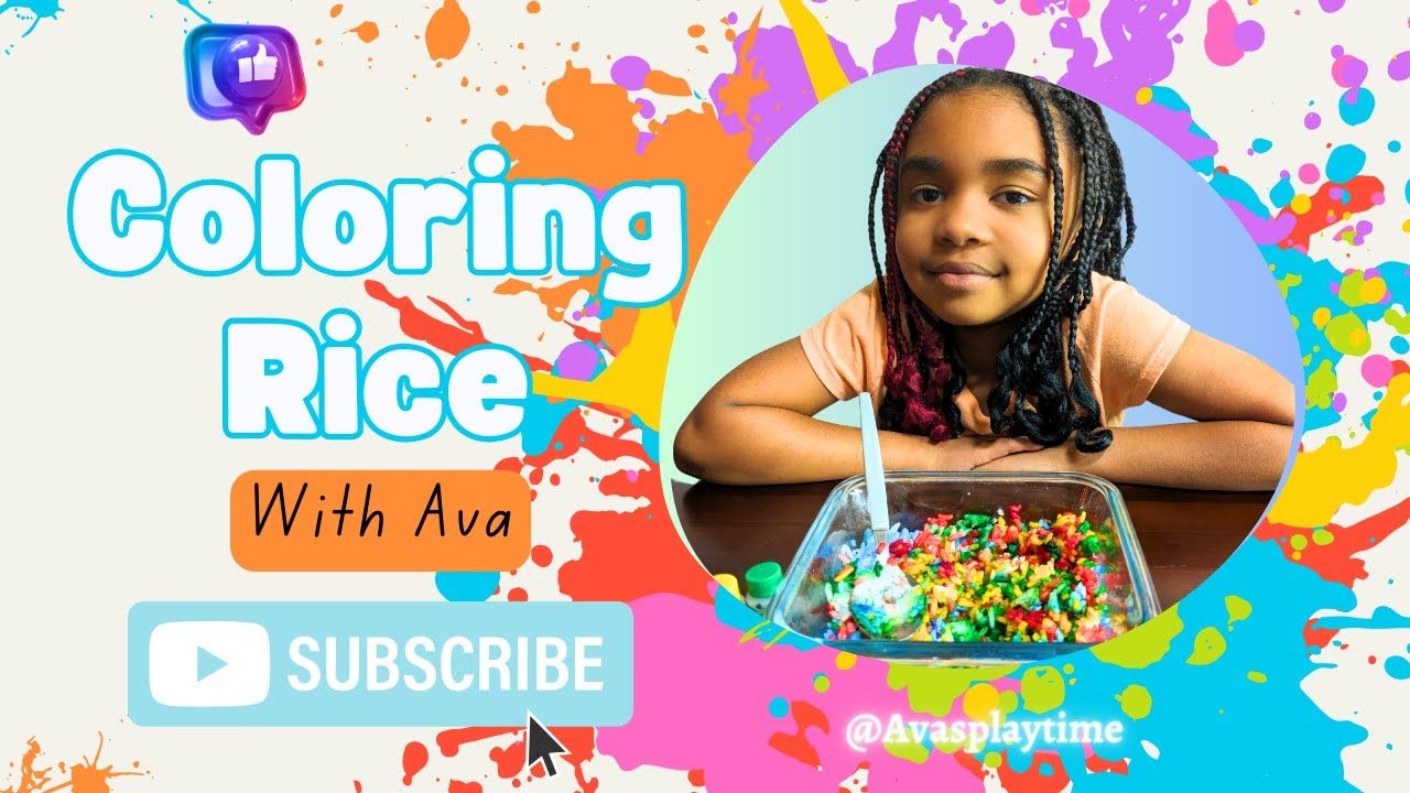 Let's Make Creative Rice with Ava: Dazzling Rice Coloring Adventure ...