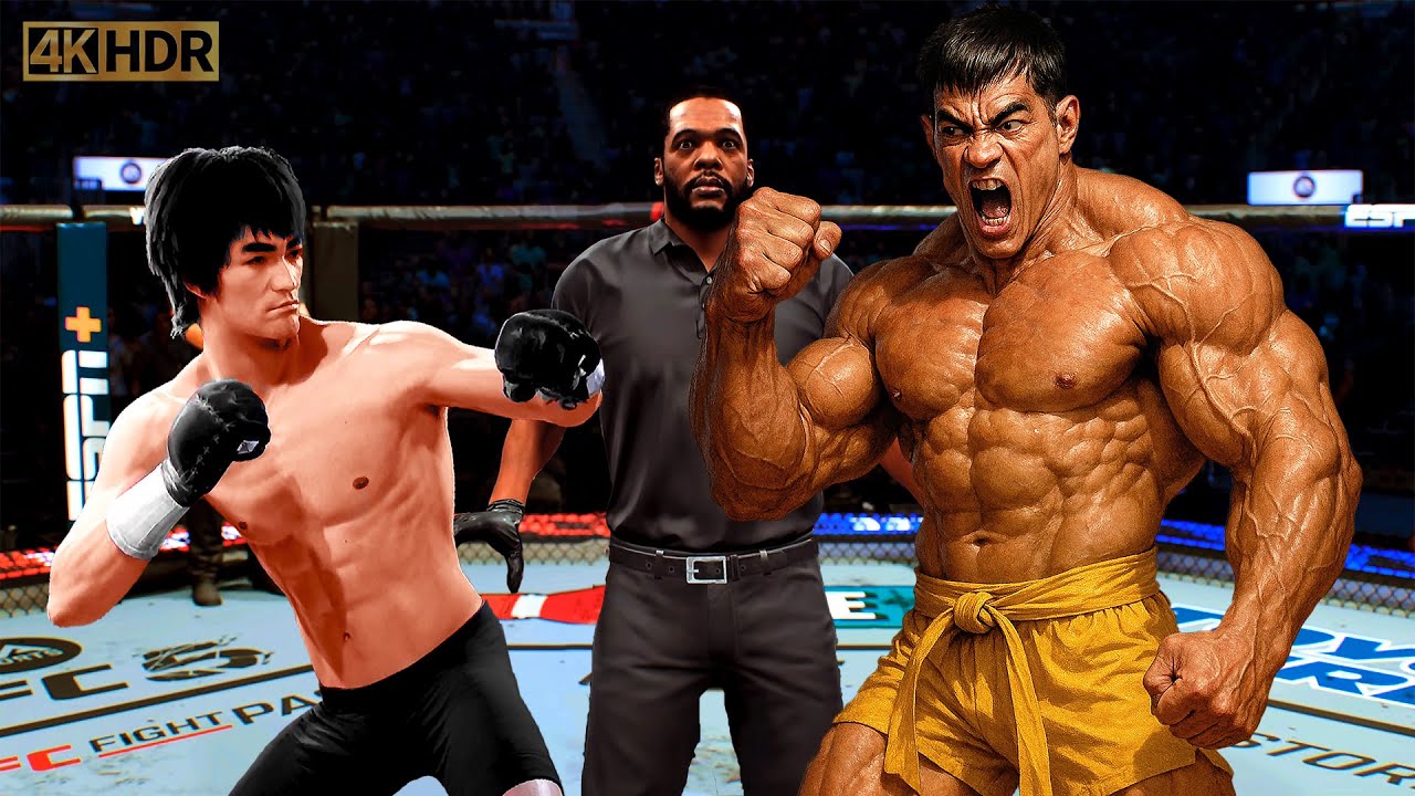 TRUE Bruce Lee vs. Iron Monk | EA Sports UFC 5 - YouTube
