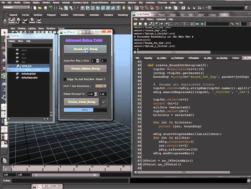 Snake Rig Tool Kit with Spline System --Work In Progress... - YouTube