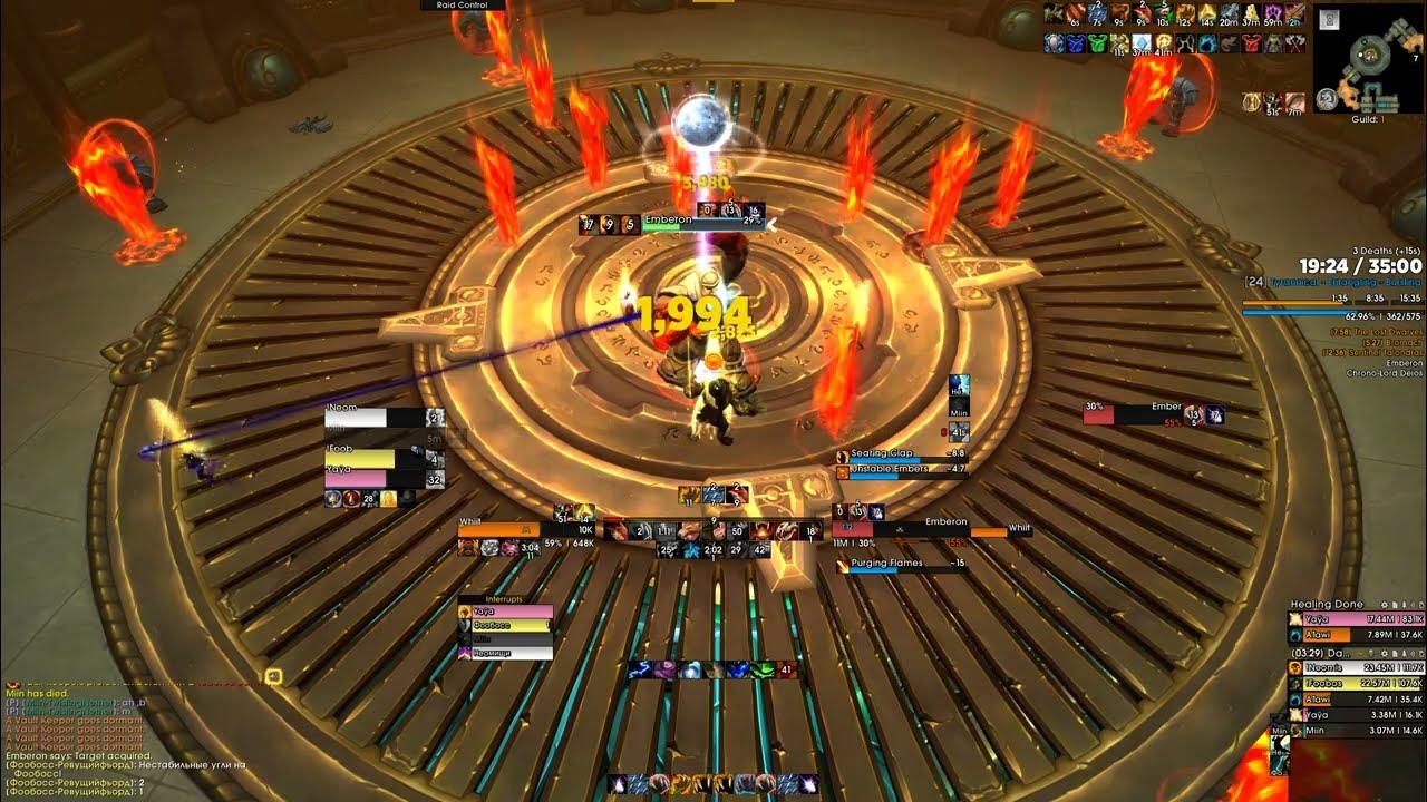 Guardian Druid Tank POV Uldaman: Legacy of Tyr Mythic +24 | Tyrannical Entangling Bursting S2 ...