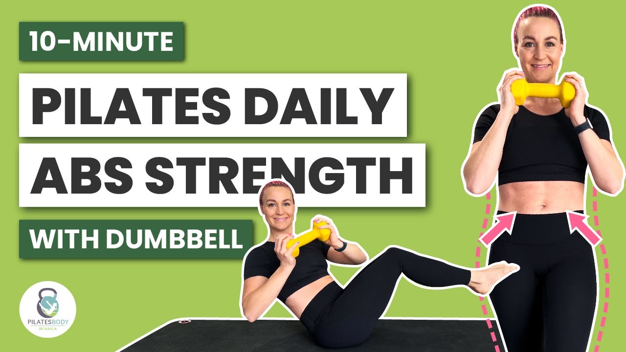 Daily Abs Strength Workout with Dumbbell | Day 2 - YouTube