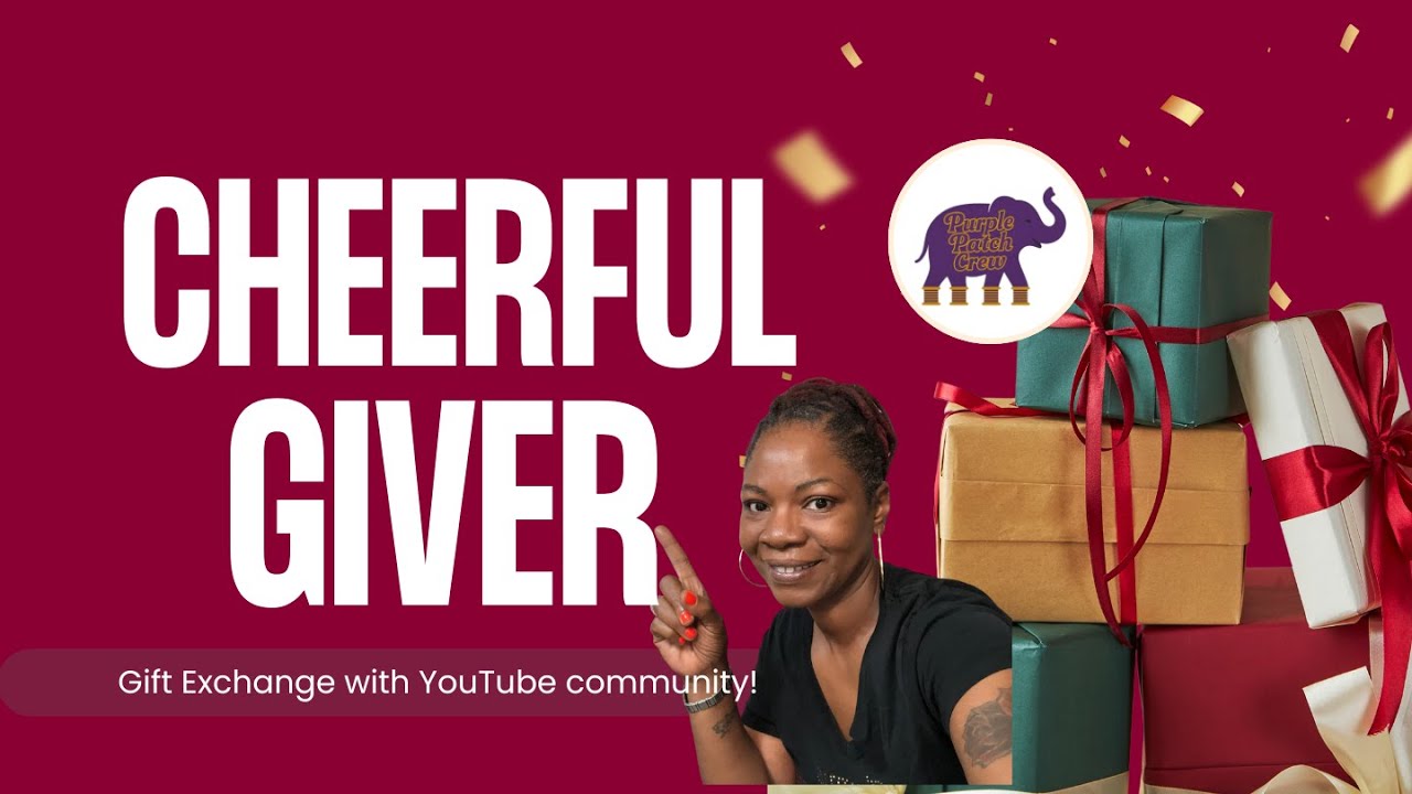 CHEEFUL GIVER gift giving | For fun! - YouTube