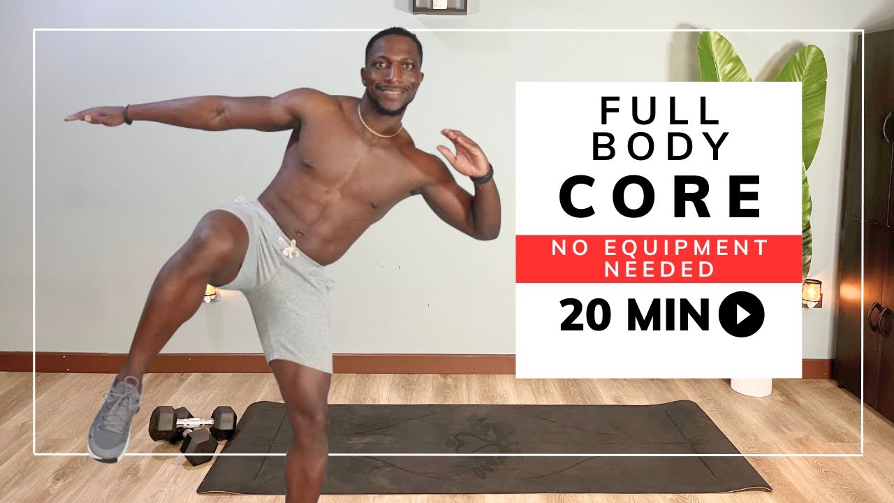 20 Min Full Body & Core Workout // No Equipment | Day 169 - YouTube