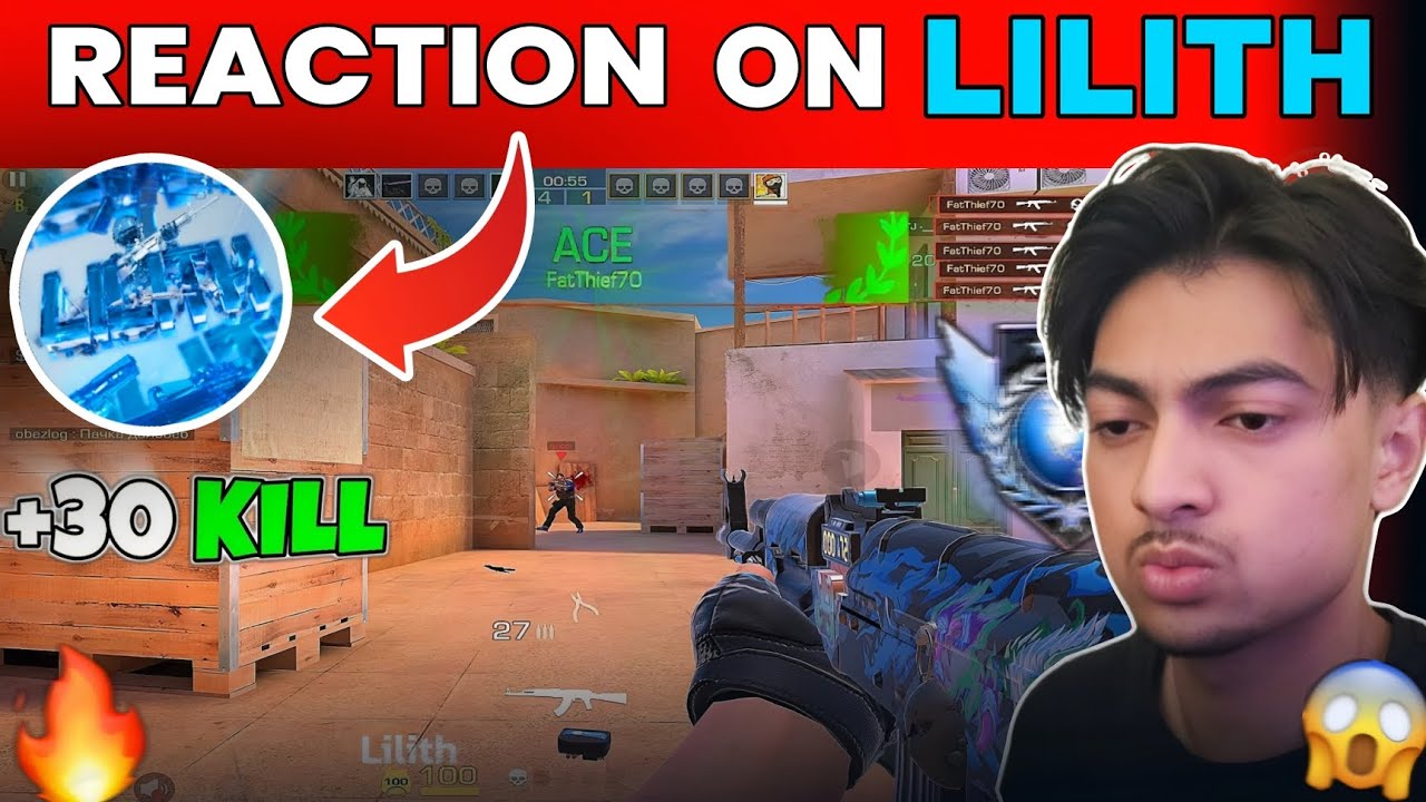 30 KILLS GAMEPLAY REACTION ON LILITH SO2 THE CALM AIM!!! 🔥😱😋 SHOCK999 ...