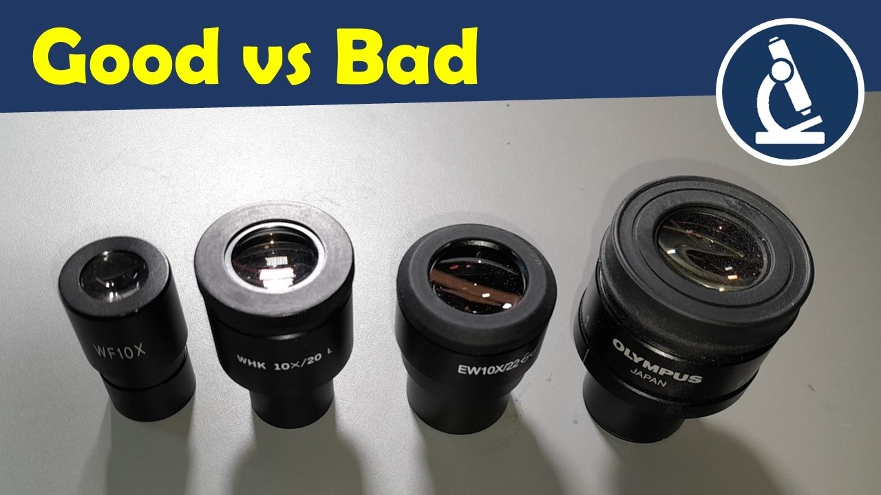 How microscopes eyepieces are different - YouTube