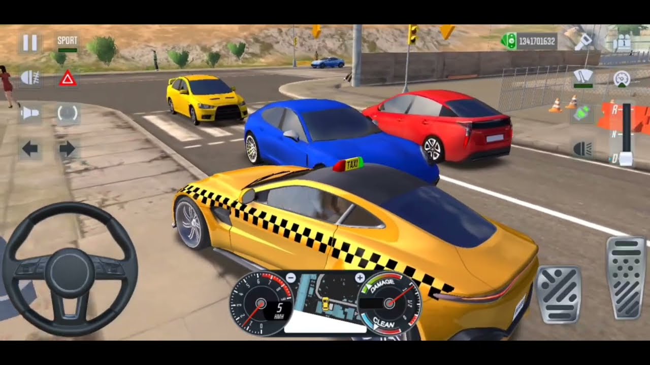 Luxury Taxi Car Simulator EVO – Aston Martin V8 Vantage City Driving ...