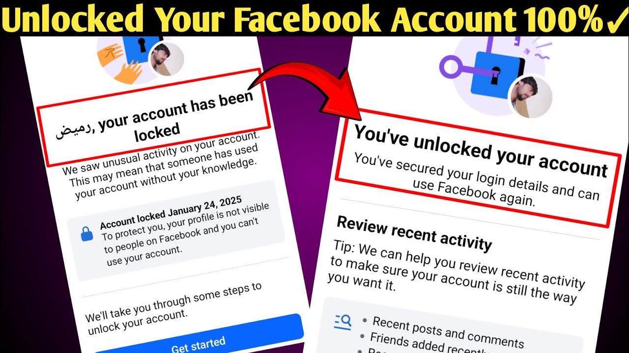 Facebook Account Locked How to Unlock 2025 | How to unlock facebook ...