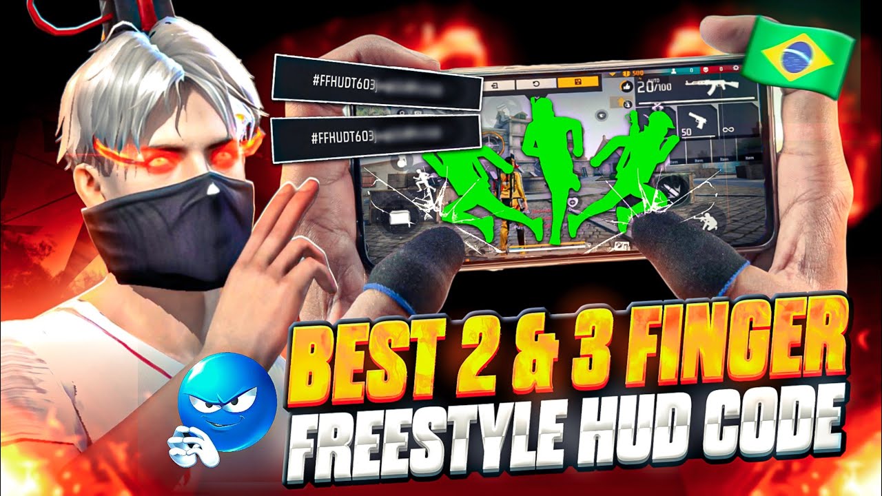 Best 2 & 3 Finger Fastest Brazilian 🇧🇷 Custom Hud Code 💀 | Best 3 ...