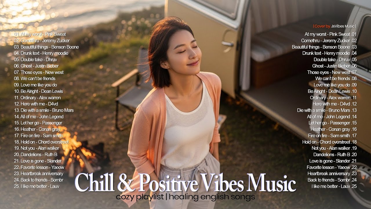 Chill and Positive Music💕🎧|| Healing English Songs - Top 25 Acoustic ...