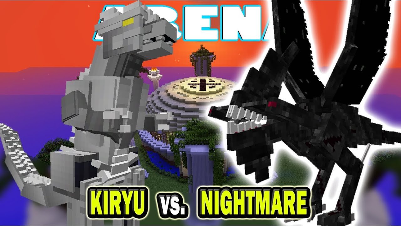 Minecraft Arena Battle KIRYU vs. NIGHTMARE - MOD MOB BATTLE - YouTube