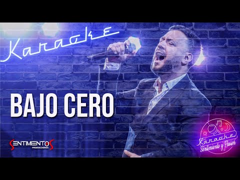 Lucas Sugo - Bajo Cero   ( Karaoke)