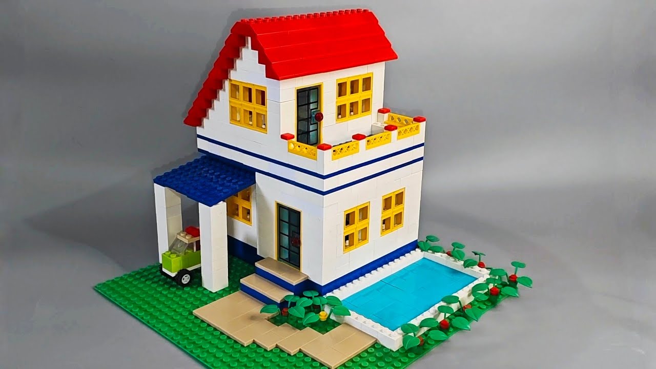 How To Build a LEGO Modern Luxurious House 🏡 MOC | Building Blocks ...