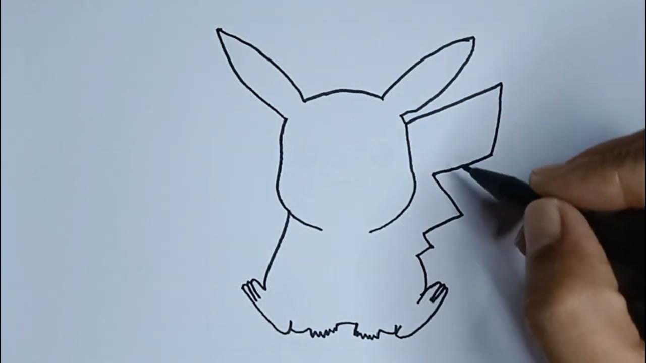 Cara Menggambar Pokemon lucu || how to draw easy pokemon - YouTube