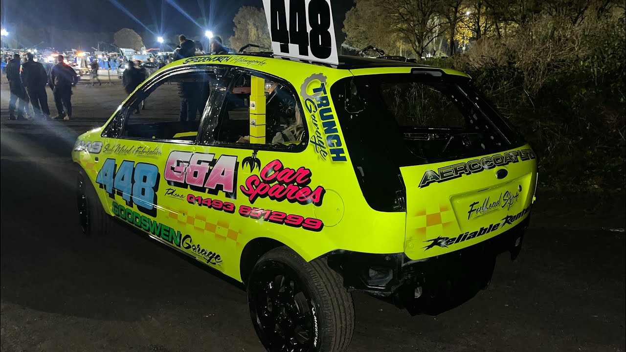 Banger world final 16/11/24 Luke Farrington 448 incar footage main race ...