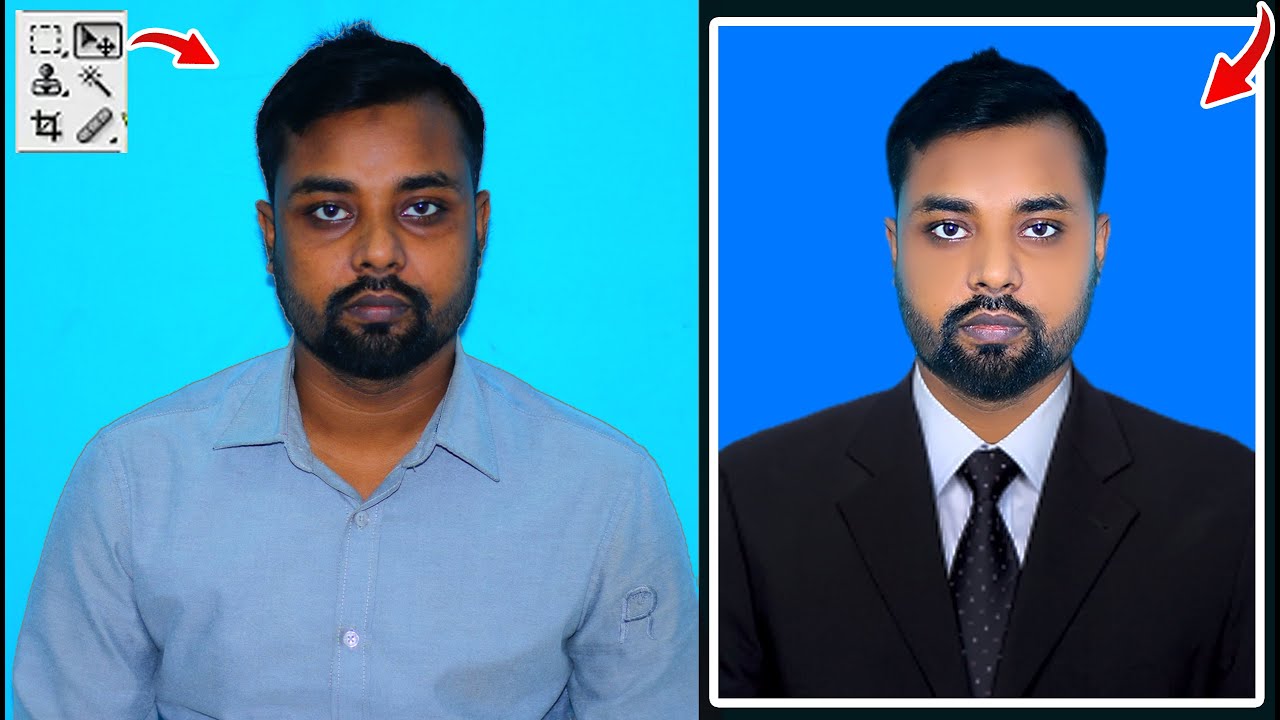 Formal Dress Photo Editing Tutorial | যেকোনো ছবিকে কোর্ট টাই পরিয়ে ...