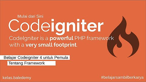 Tutorial Codeigniter 4 - YouTube