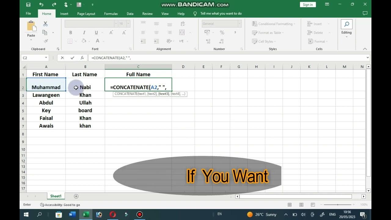 How to merge cells & row in excel II how to merge cells & row in excel ...