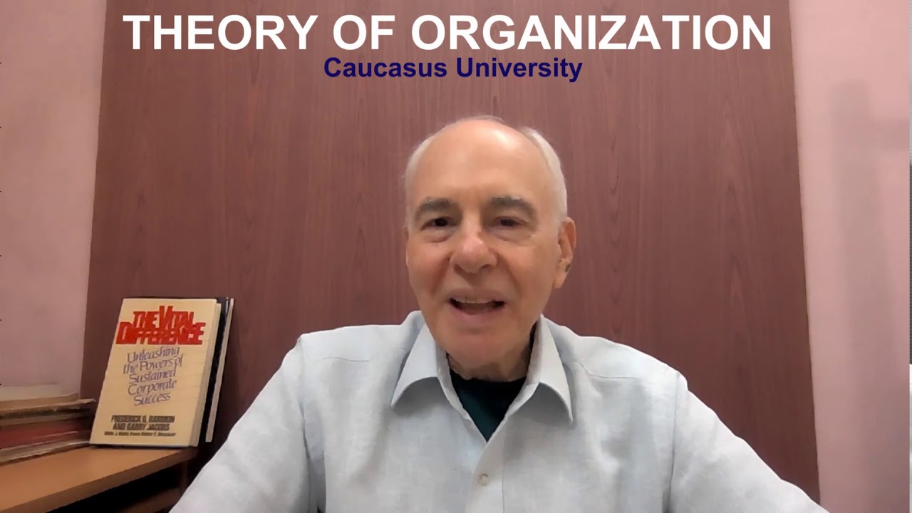 Introduction | Garry Jacobs | Theory of Organization - YouTube