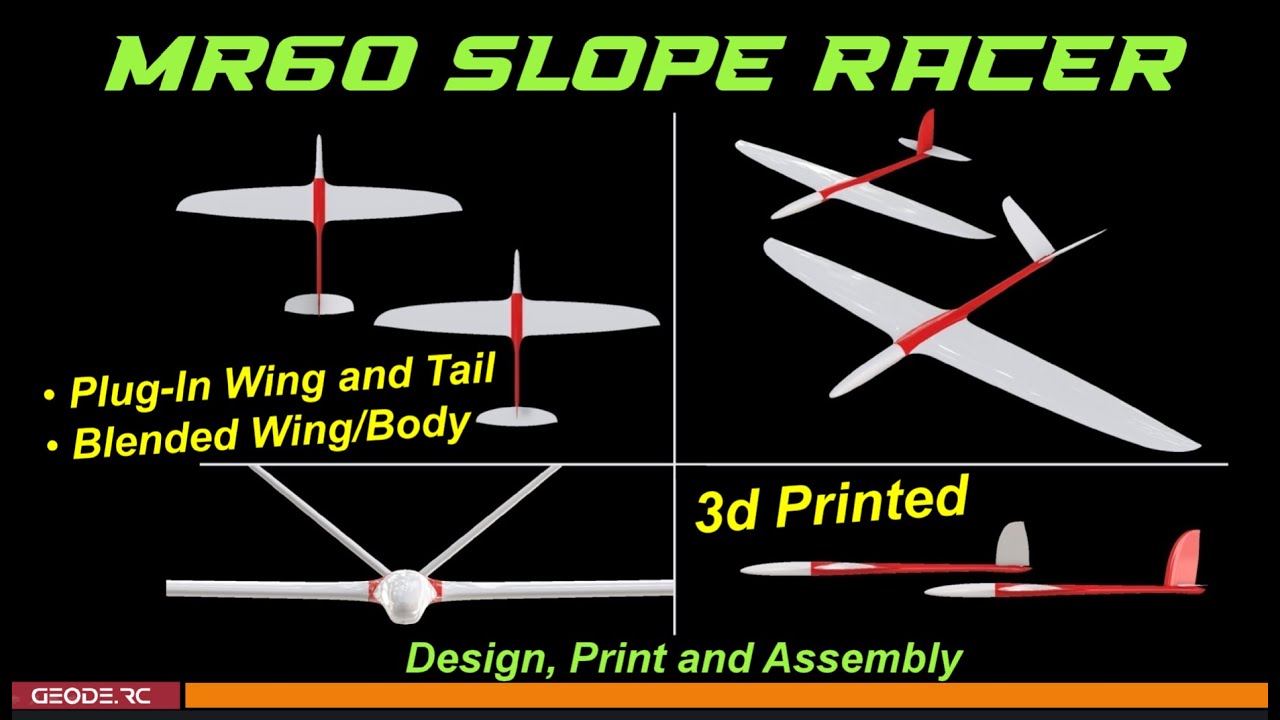 MR60V Slope Racer - Design, Slice, Print and Assembly - YouTube