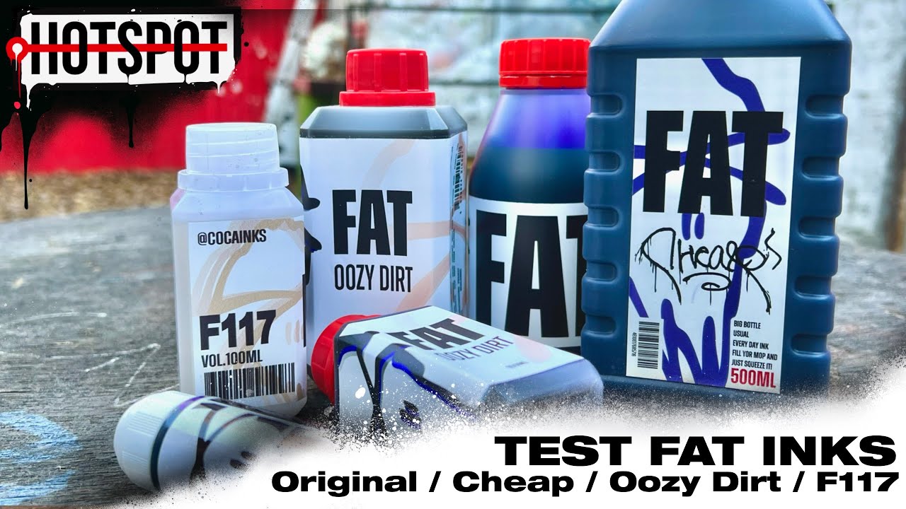 Тест заправок FAT INK (ORIGINAL / OOZY DIRT / CHEAP / F117) - YouTube