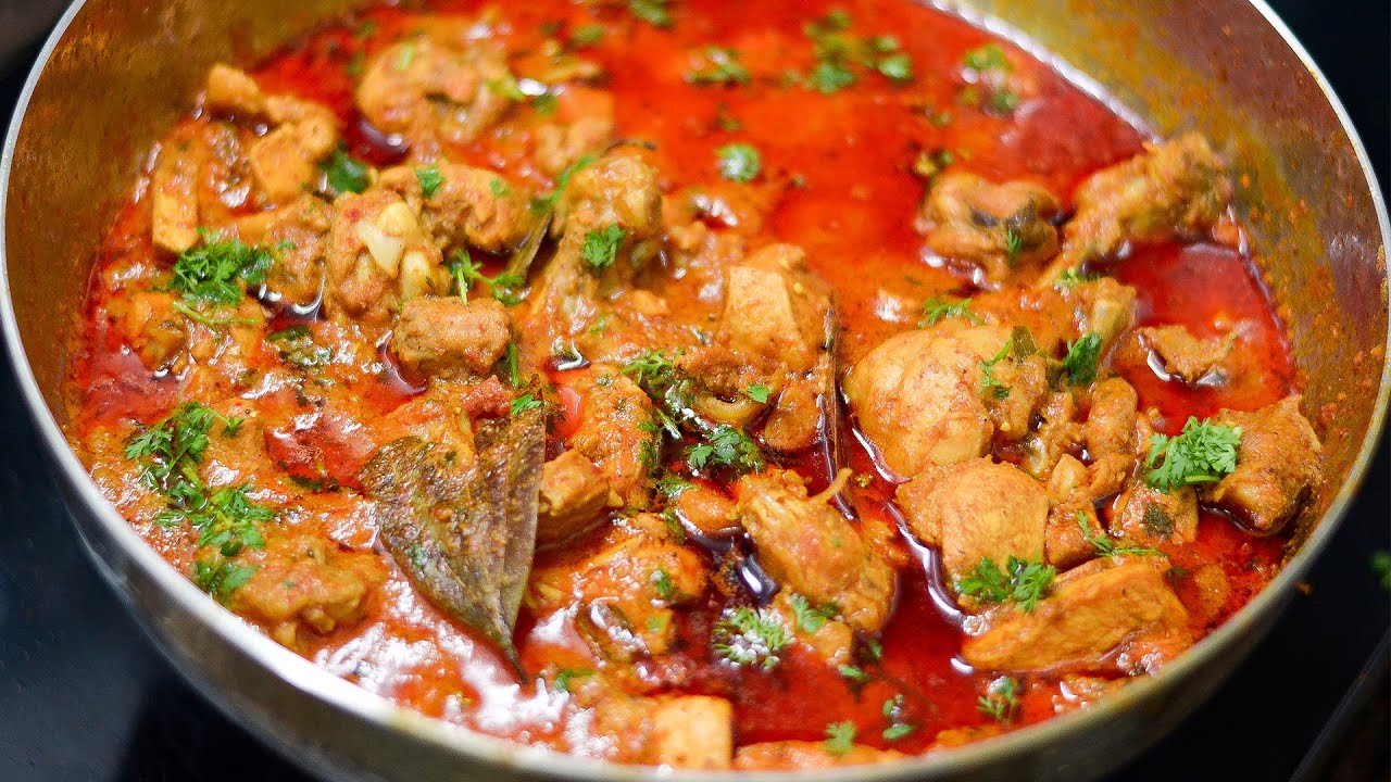 झणझणीत चिकण ग्रेव्ही | Spicy Chicken Gravy | Chicken Gravy Recipe ...