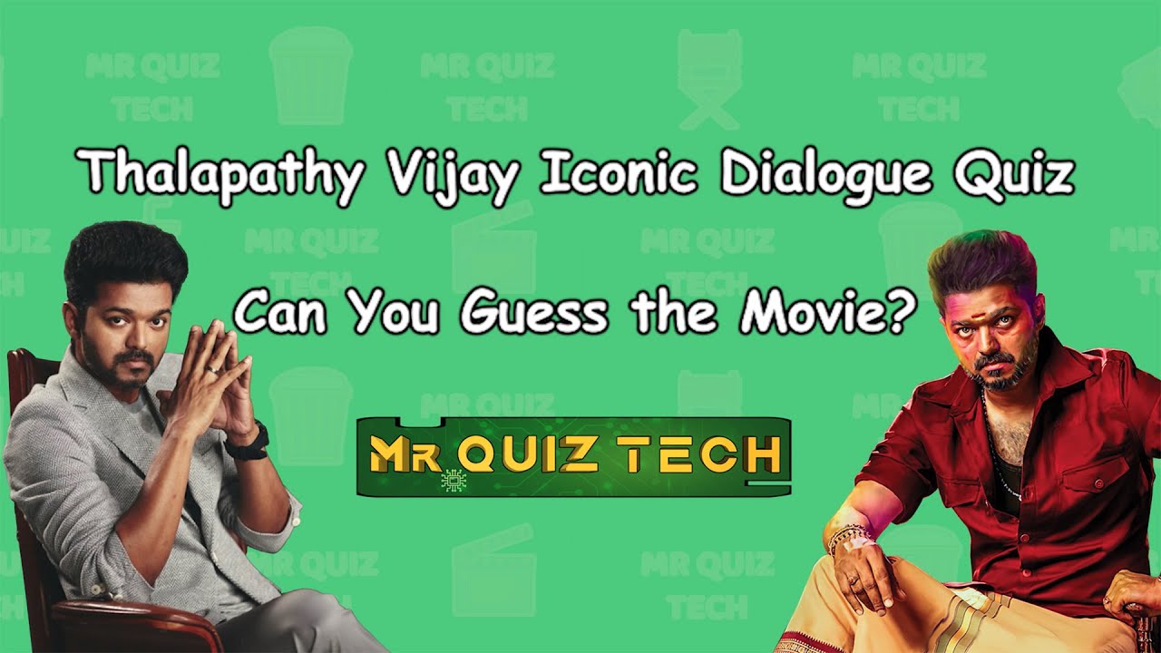 Thalapathy Vijay Iconic Dialogue Quiz: Can You Guess the Movie?# ...