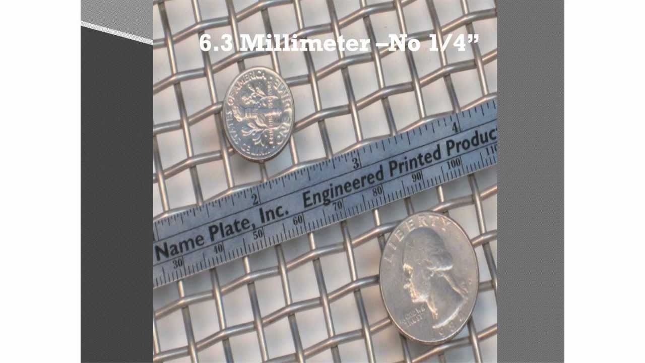 Sieve Mesh Sizes Graphic Views YouTube