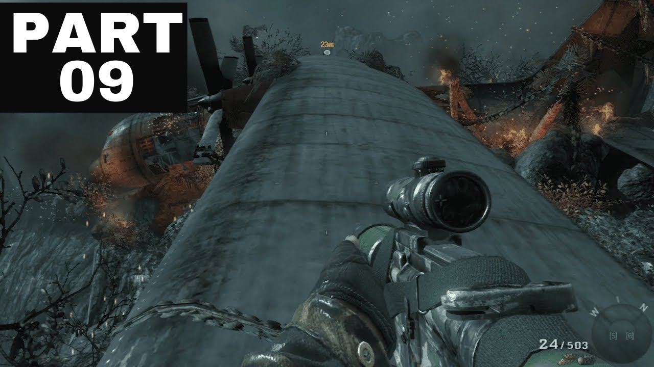 Cod Black Ops 1 Part 9 - Plane Crash - YouTube