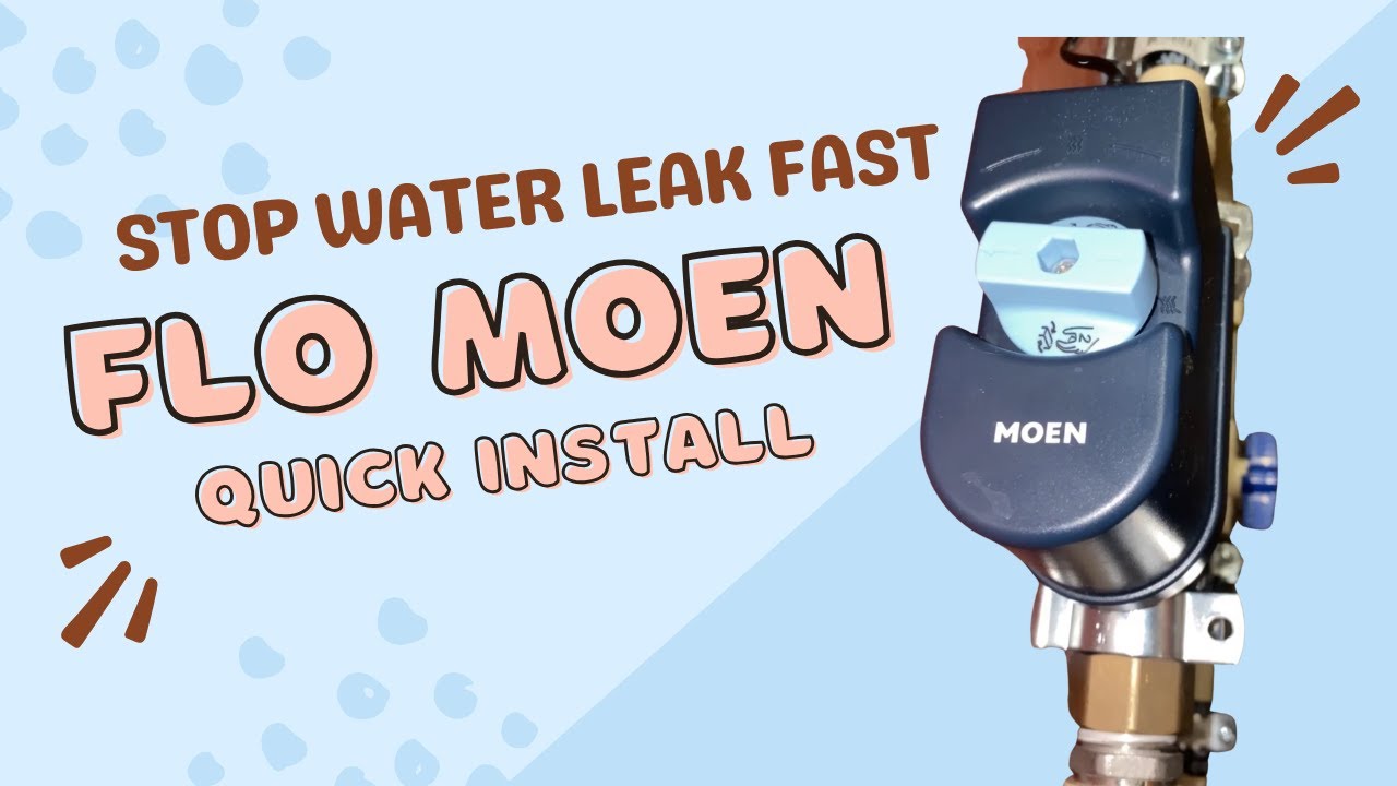 How to Install the Flo by Moen SMART LEAK DETECTOR. - YouTube