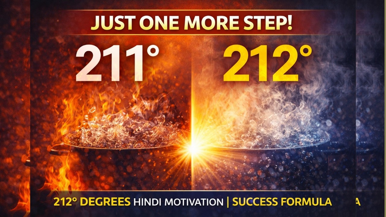212 degrees- The extra degree- motivation video| Just One More Step ...