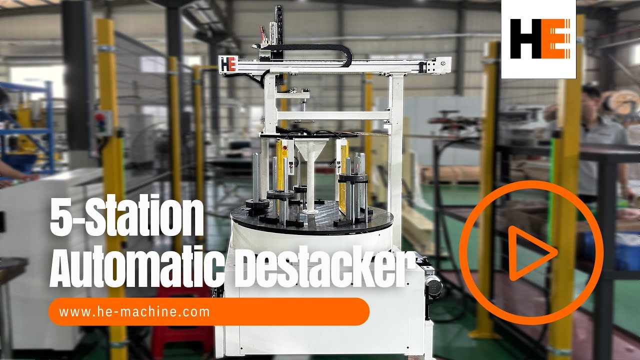 5 Station Automatic Destacker in Operation Efficient Switching and ...