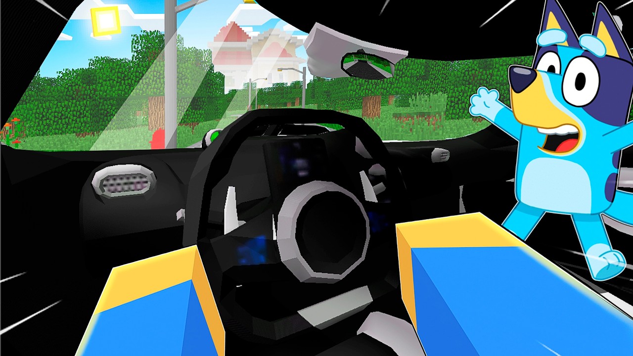 VIAJAMOS A LA CASA DE BLUEY EN MINECRAFT 😱 - YouTube