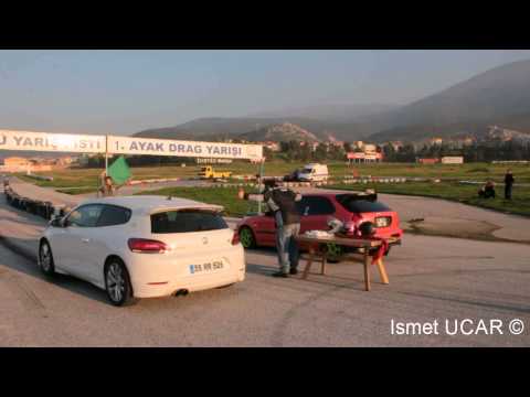 VW Scirocco TSI vs Su Vtec Drag Race