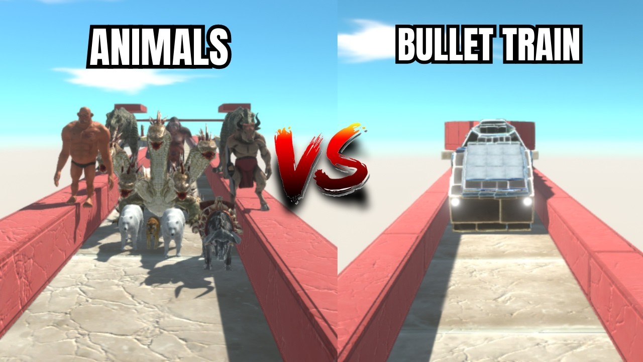 Animal VS Bullet Train THE FIGHT IS OVER - Animal Revolt Battle ...