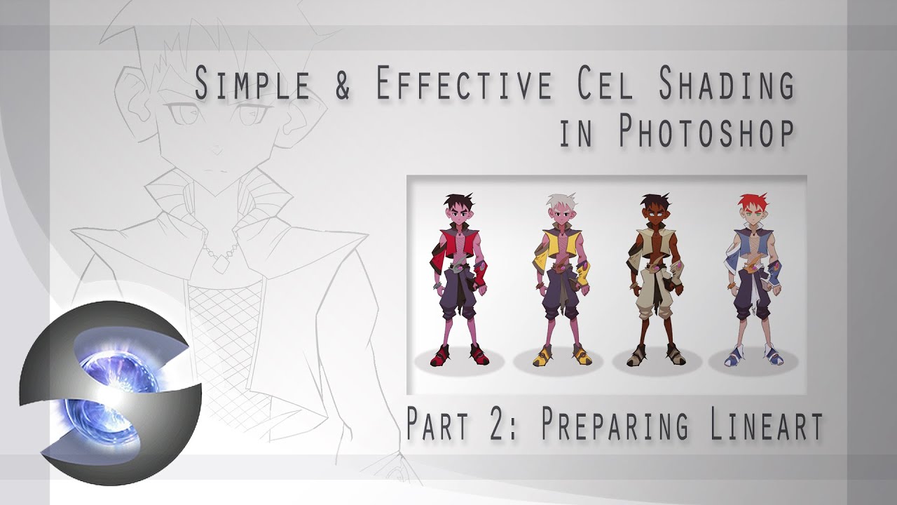 Simple & Effective Cel Shading in Photoshop Part 2: Preparing Lineart ...