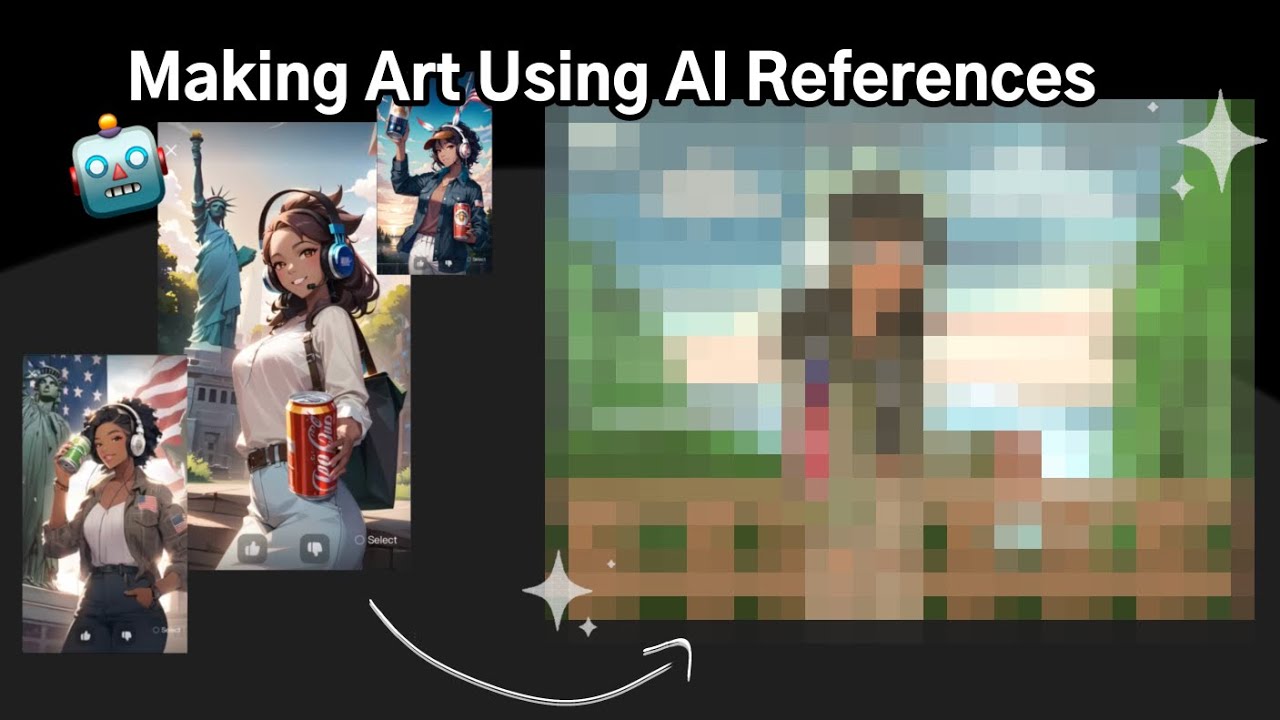 Creating Art Using Ai reference Photos.. - YouTube