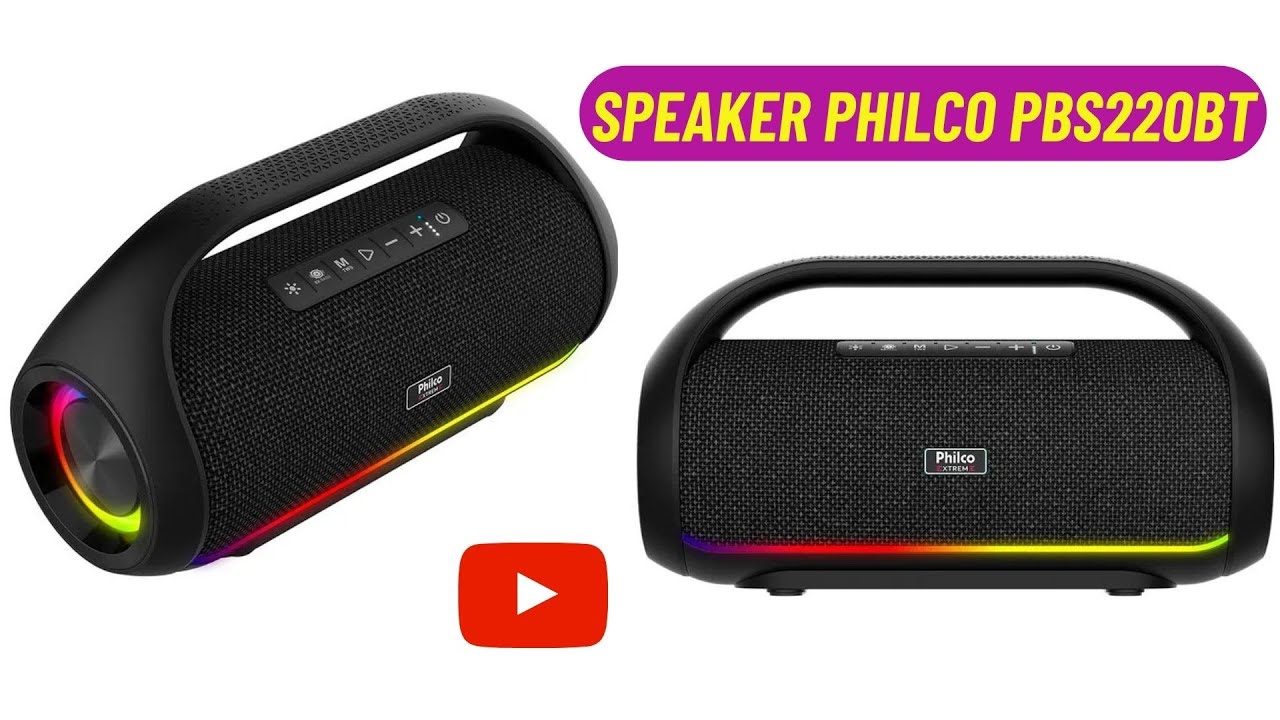 NOVIDADE DO ANO / Speaker Philco PBS220BT Extreme Bluetooth 5.3 Flash ...