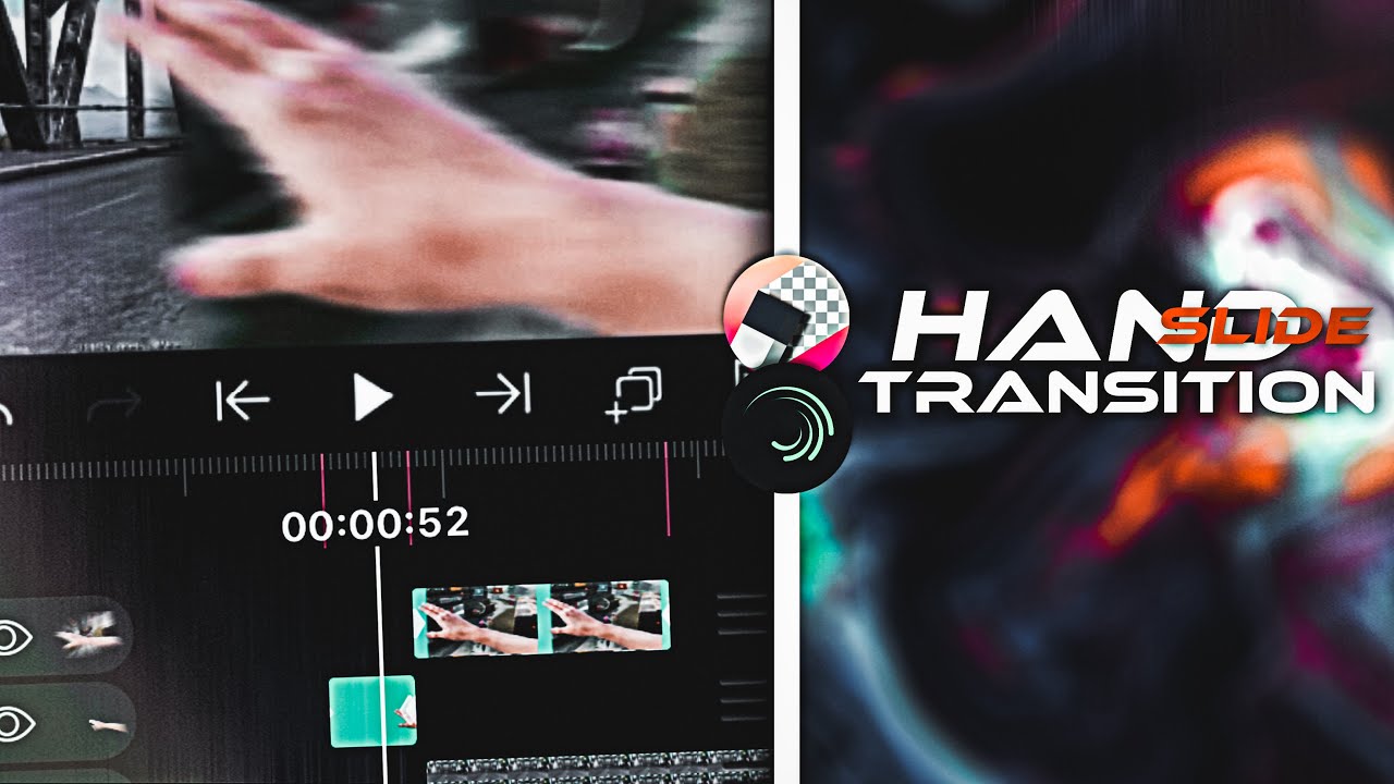 Hand slide transition on mobile | ANDROID & iOS | TUTORIAL - YouTube