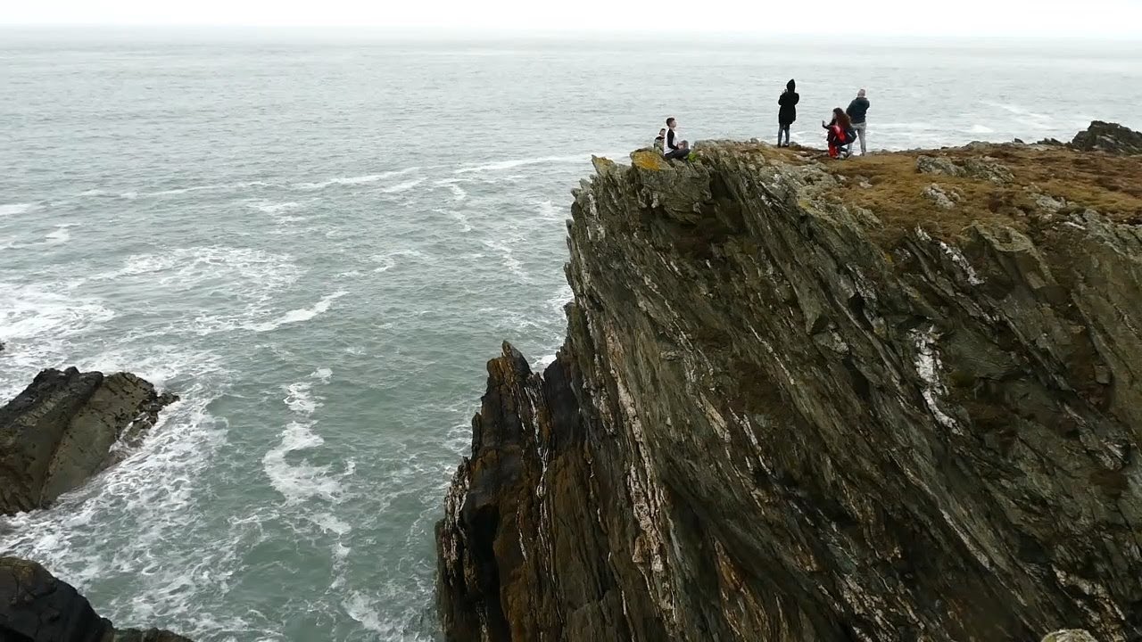 Holyhead Welsh cliffs - YouTube