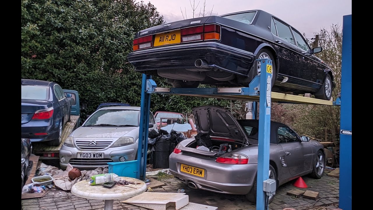 High class cars left to rot - YouTube