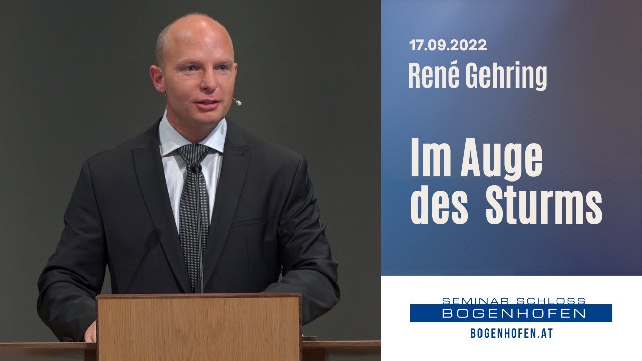 René Gehring - "Im Auge des Sturms" | 17.09.2022 - YouTube