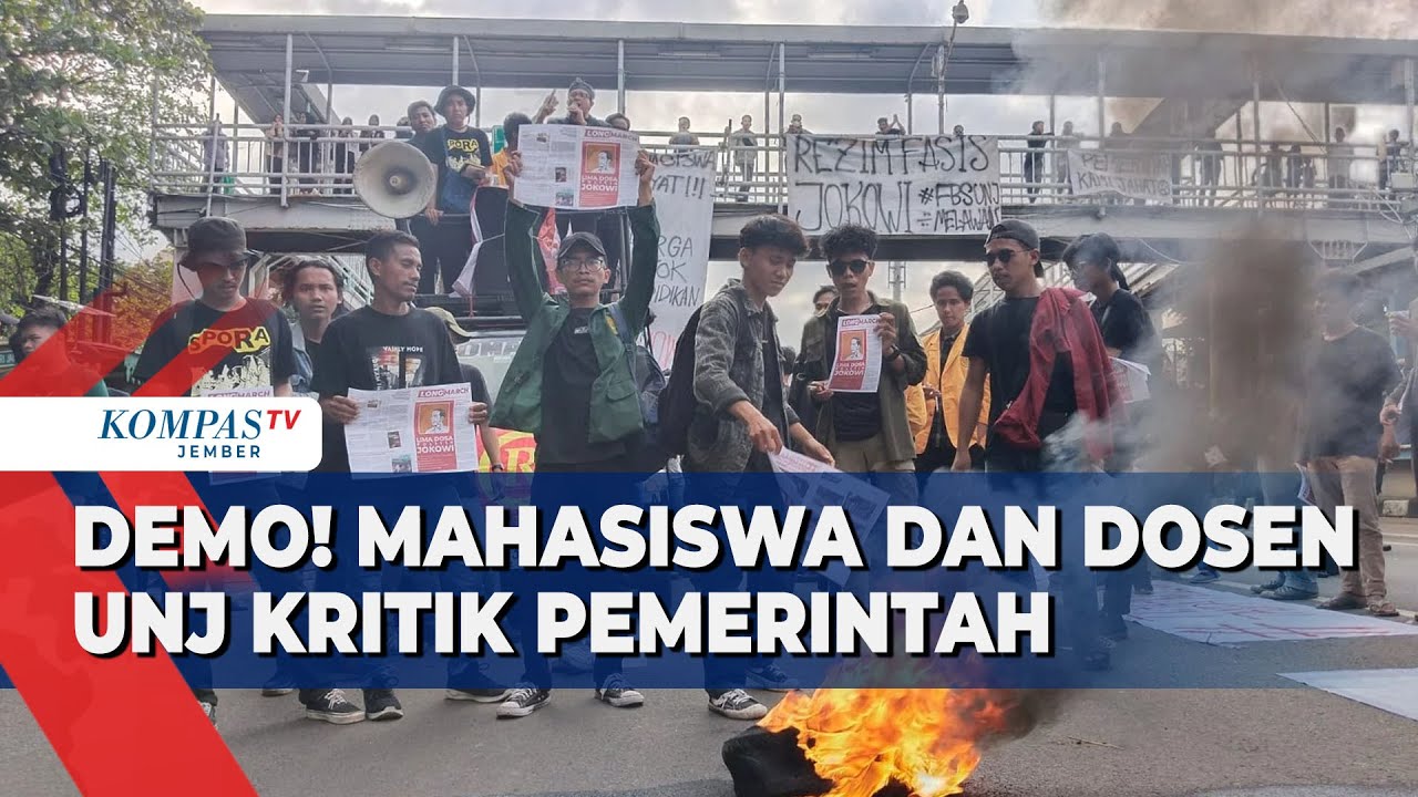 Mahasiswa dan Dosen UNJ Demo, Soroti Harga Pangan dan Kritik Jokowi ...