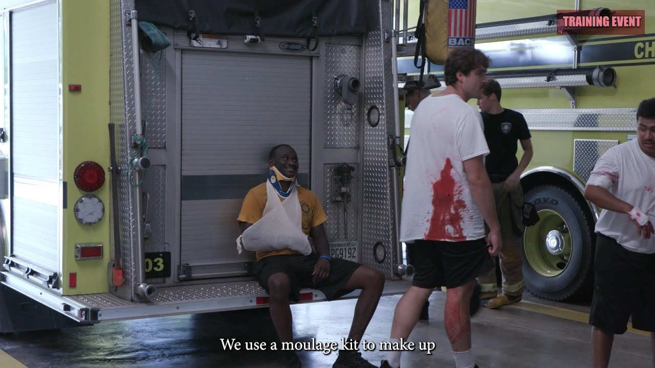 CCFD mass casualty training event - YouTube